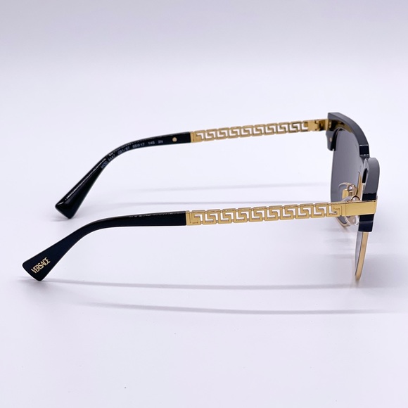 Versace | Accessories | New Ve4447 Gb87 Versace Black Gold Sunglasses ...